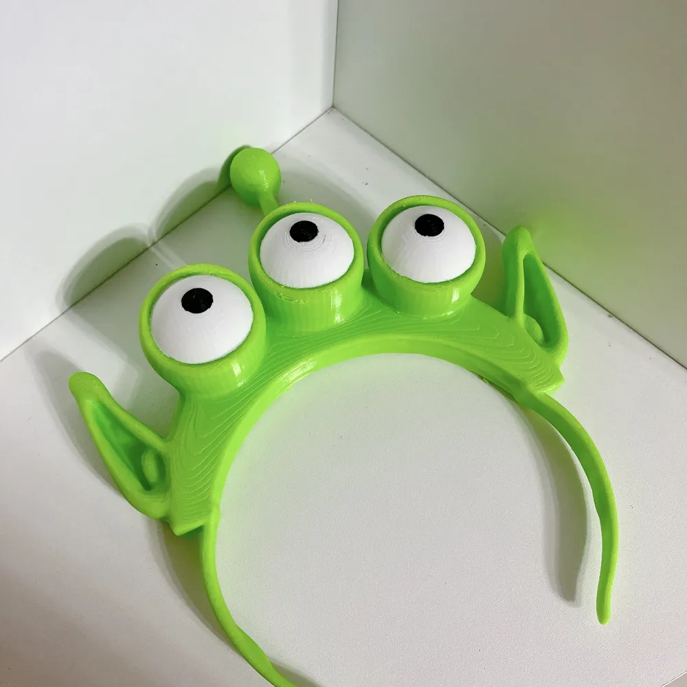 Toy Story Three-Eyed Alien Headband - Free 3D Print Model - MakerWorld