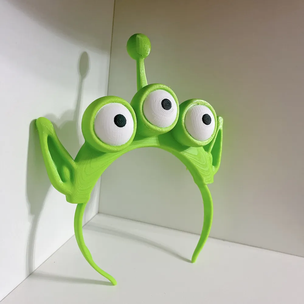 Toy Story Three-Eyed Alien Headband - Free 3D Print Model - MakerWorld