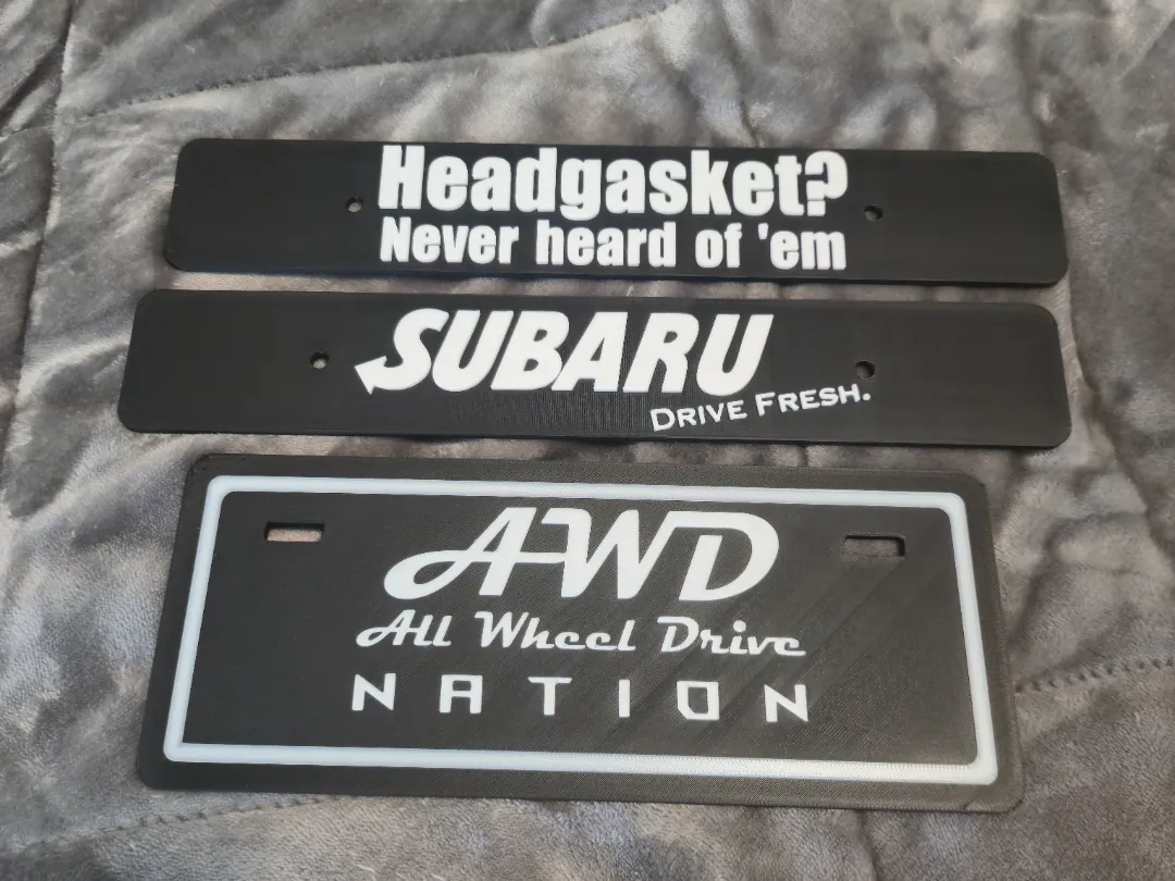 Custom License Plate Delete's - Free 3D Print Model - MakerWorld