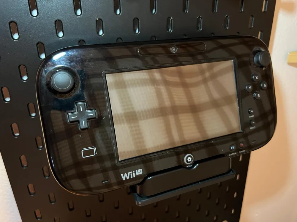 Wii U Gamepad holder for ikea SKÅDIS/Skadis by Merlin - MakerWorld