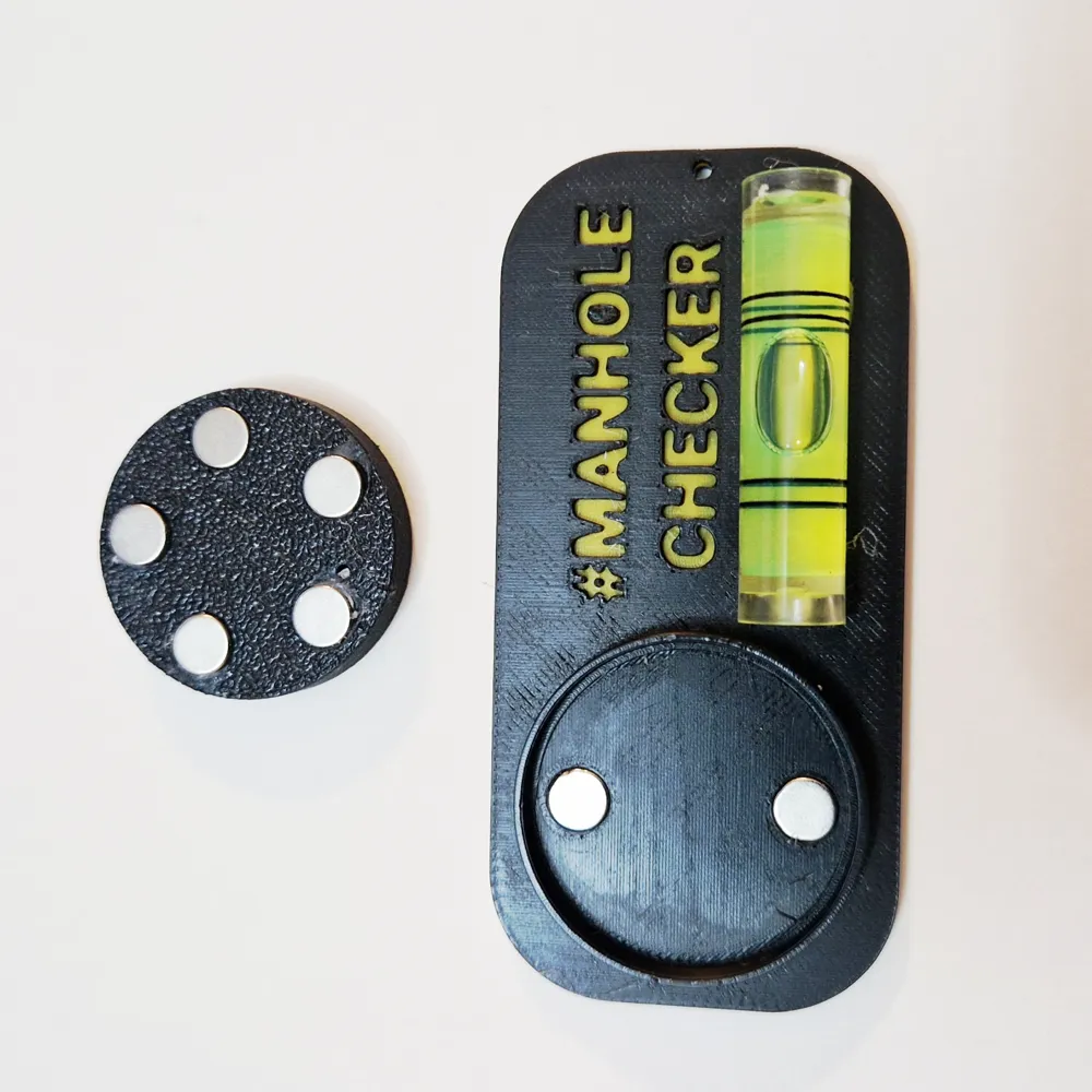 Manhole Keychain Fidget Level Checker by JerskMakerWorld: Download Free ...