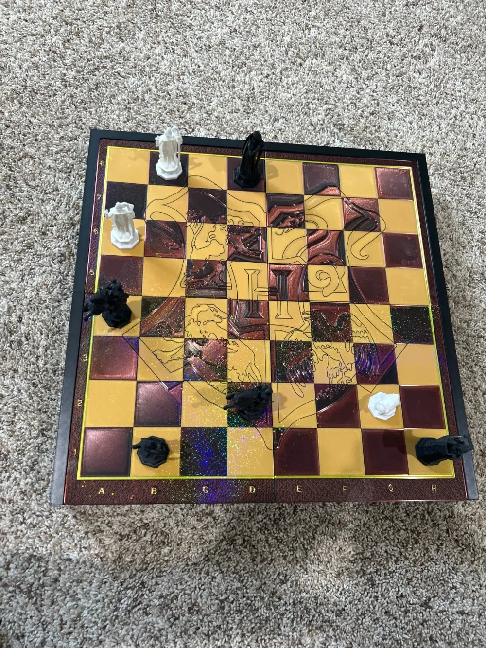 Wizard chess board and box Magnetized by Meyerhouse MakerWorld: Download Free 3D Models