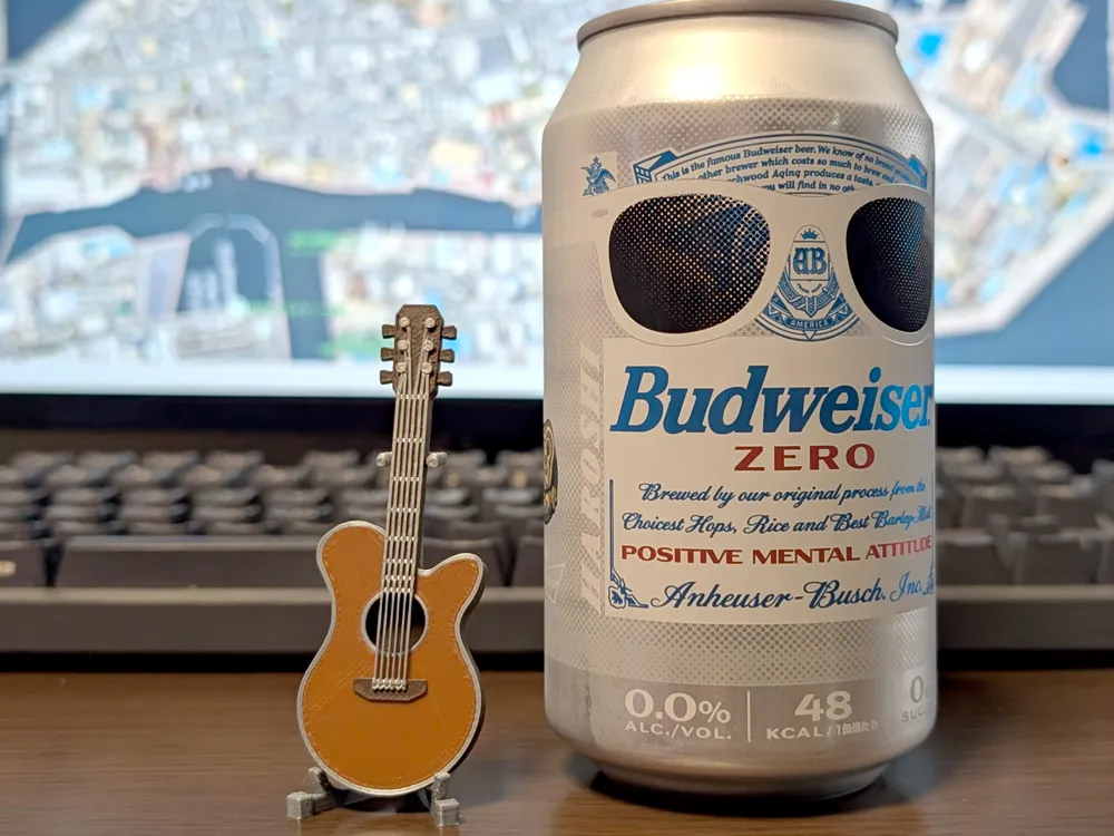 Mini Acoustic Guitar - Free 3D Print Model - MakerWorld