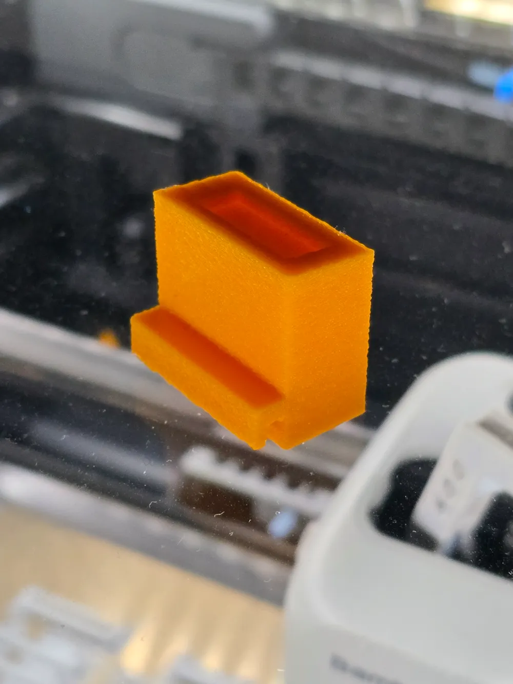 TPU Top Glass Lid Riser for P1S by bockobg - MakerWorld