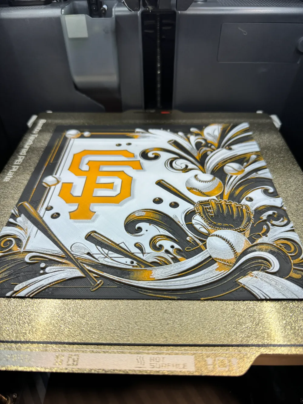 San Francisco Giants - MLB Hueforge by Canadian Gamer - MakerWorld