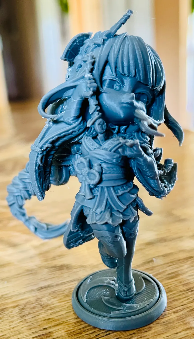 Raiden Shogun with base and petg support Remixed by Xantine - MakerWorld