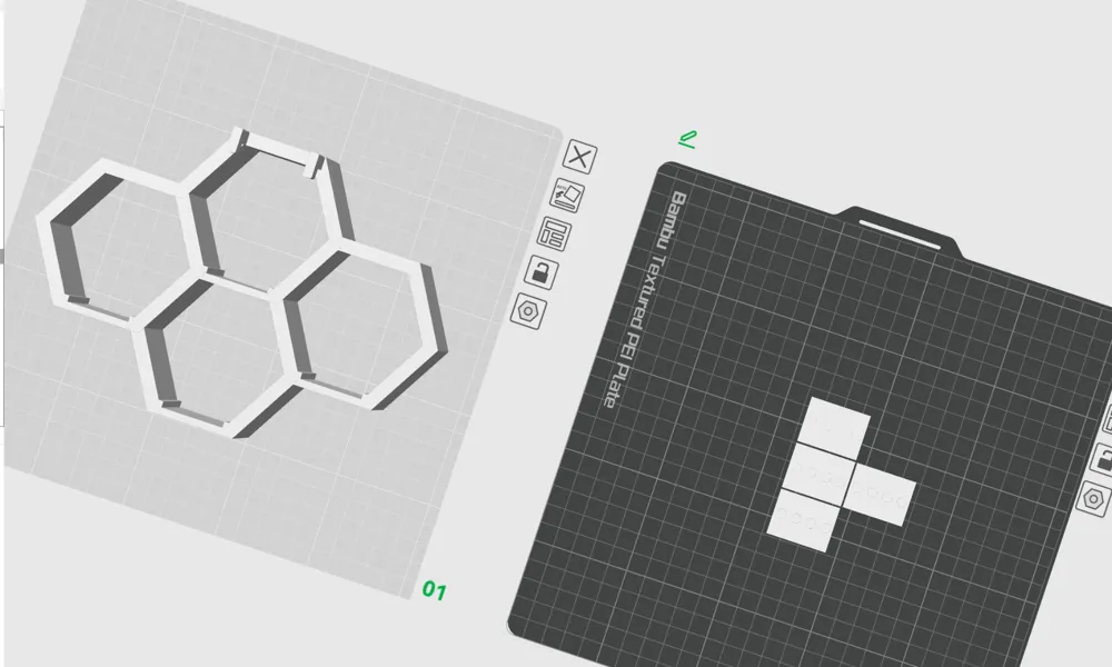 Ikea Skadis hex leg-o minifigure display by Aloopex MakerWorld ...