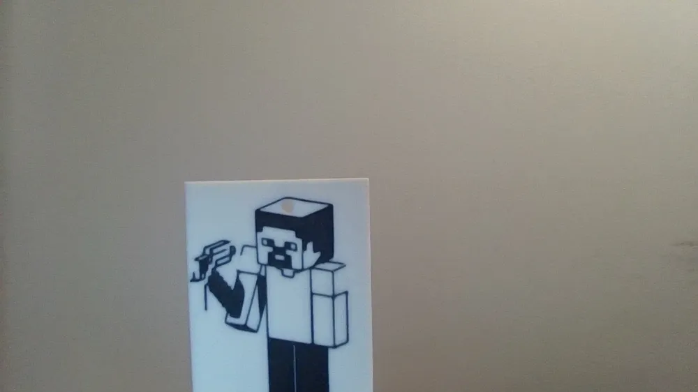 minecraft keychain Steve by GamingGecko3000 - MakerWorld