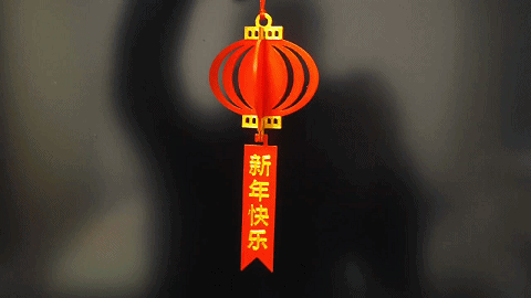 Year of the Snake Spring Festival Lantern Interlocking Pendant by user ...