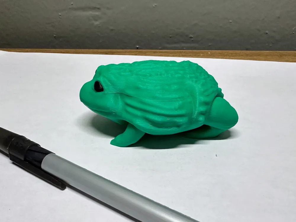 3" Bullfrog Desk Animal Figure Joke Funny Cute by The Gooser - MakerWorld