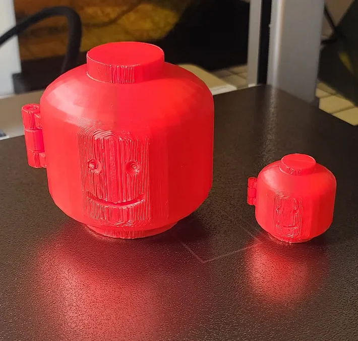 Snowball - Brick minifigure head by Stanley Kwok - MakerWorld