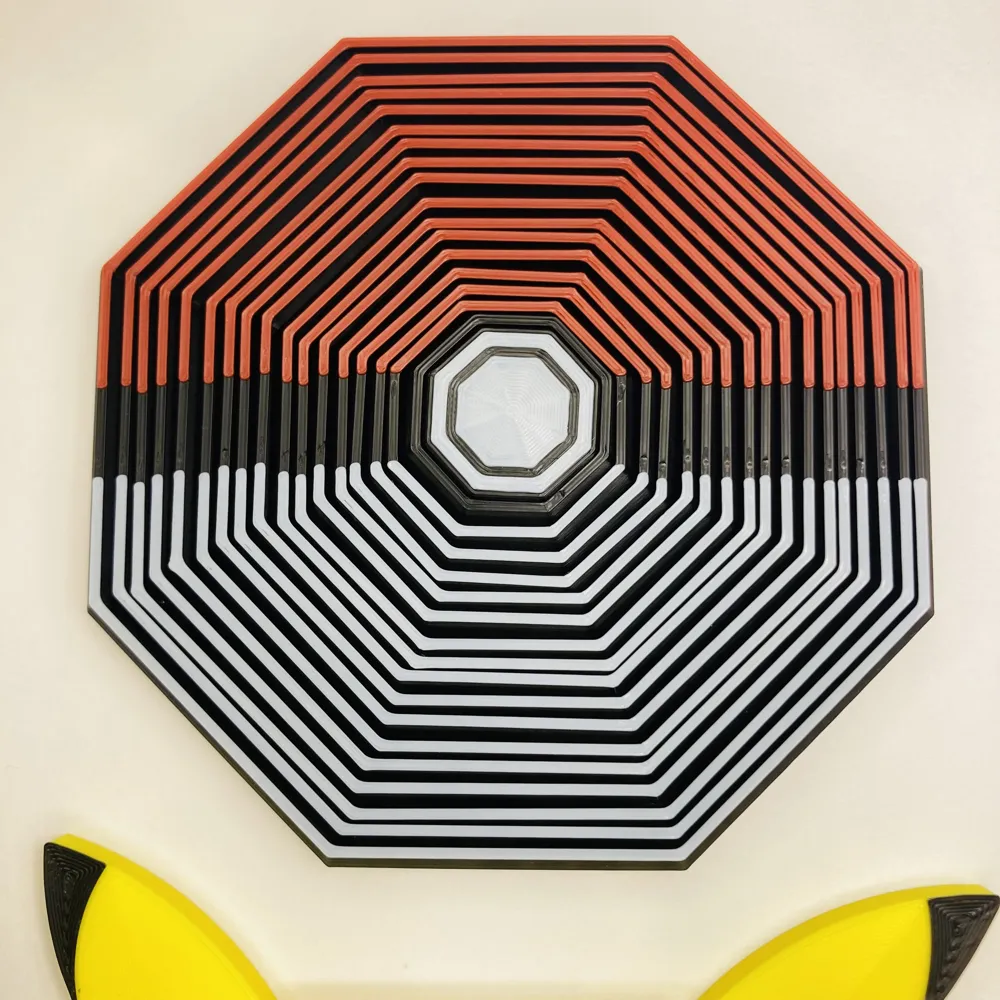 Pikachu and Pokemon PokeBall Hexagon Fidget Toys by SpacedOut ...