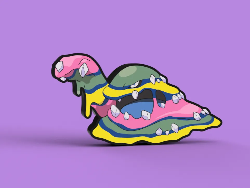 Alolan Muk Lightbox - Free 3D Print Model - MakerWorld