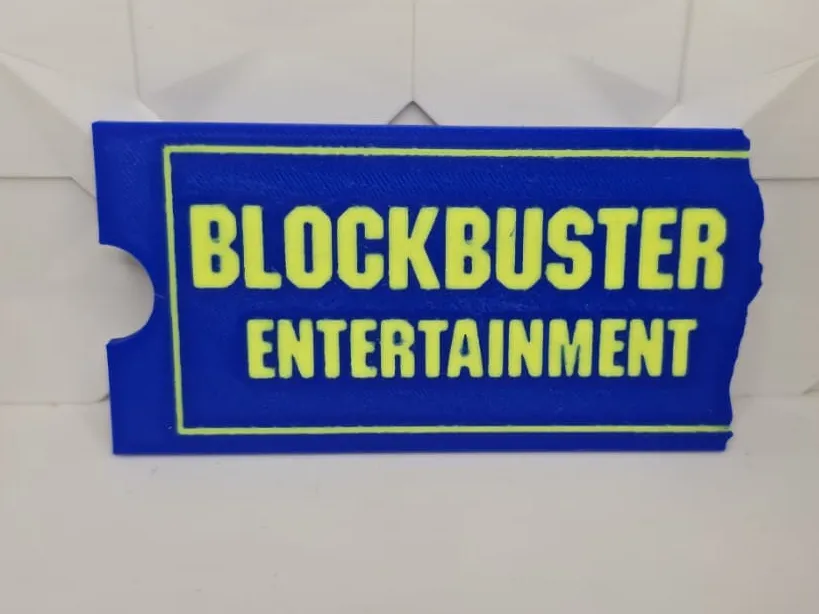 Blockbuster Logo/Sign by Print Maker MakerWorld: Download Free 3D Models