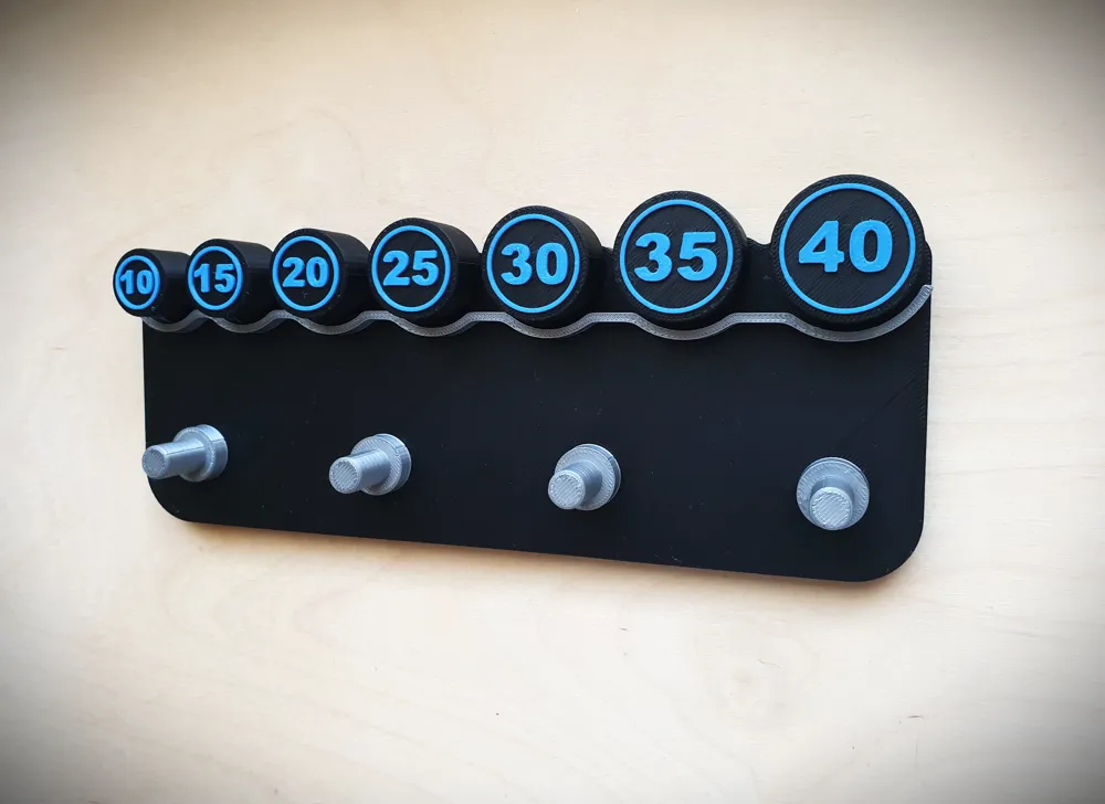 Gym Key Holder by pioterzero - MakerWorld