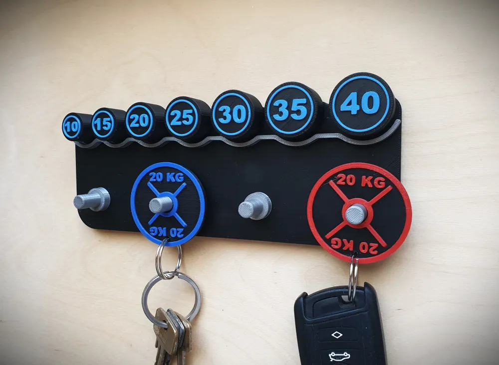 Gym Key Holder by Pioterzero MakerWorld: Download Free 3D Models