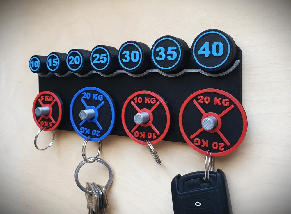 Gym Key Holder by pioterzero - MakerWorld