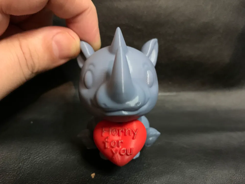 Rhino in love - Free 3D Print Model - MakerWorld