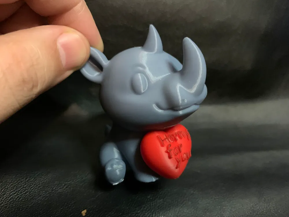 Rhino in love - Free 3D Print Model - MakerWorld