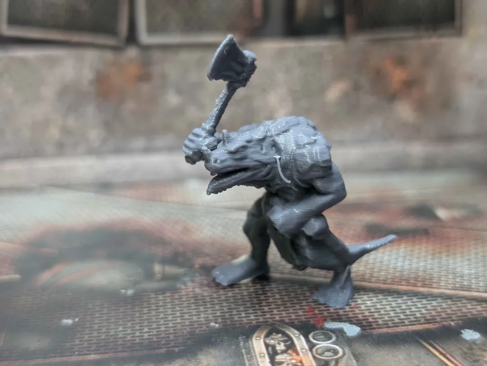 Old Ah Scaly Unc Warrior - Free 3D Print Model - MakerWorld