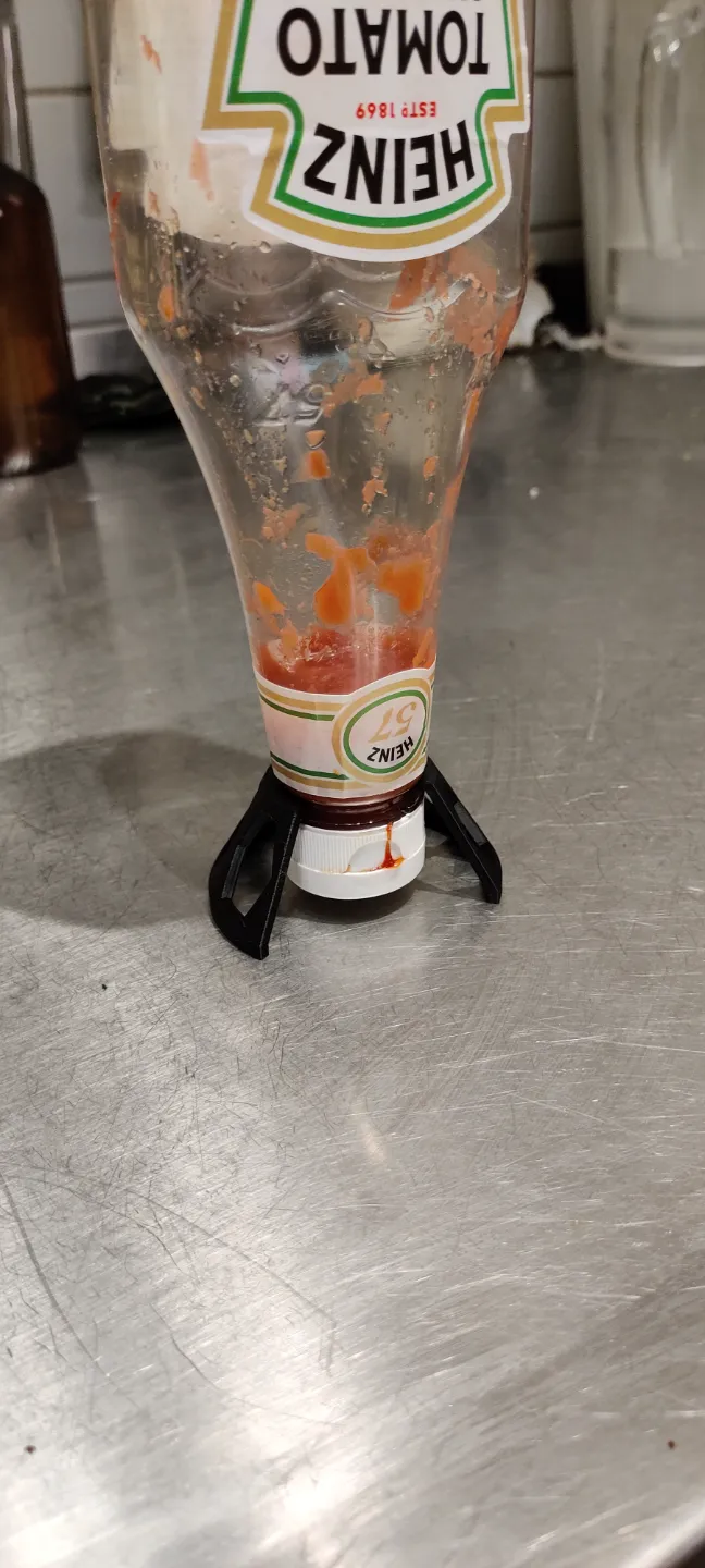 Mayo and Ketchup stand/support Ø29 mm by Smiley - MakerWorld
