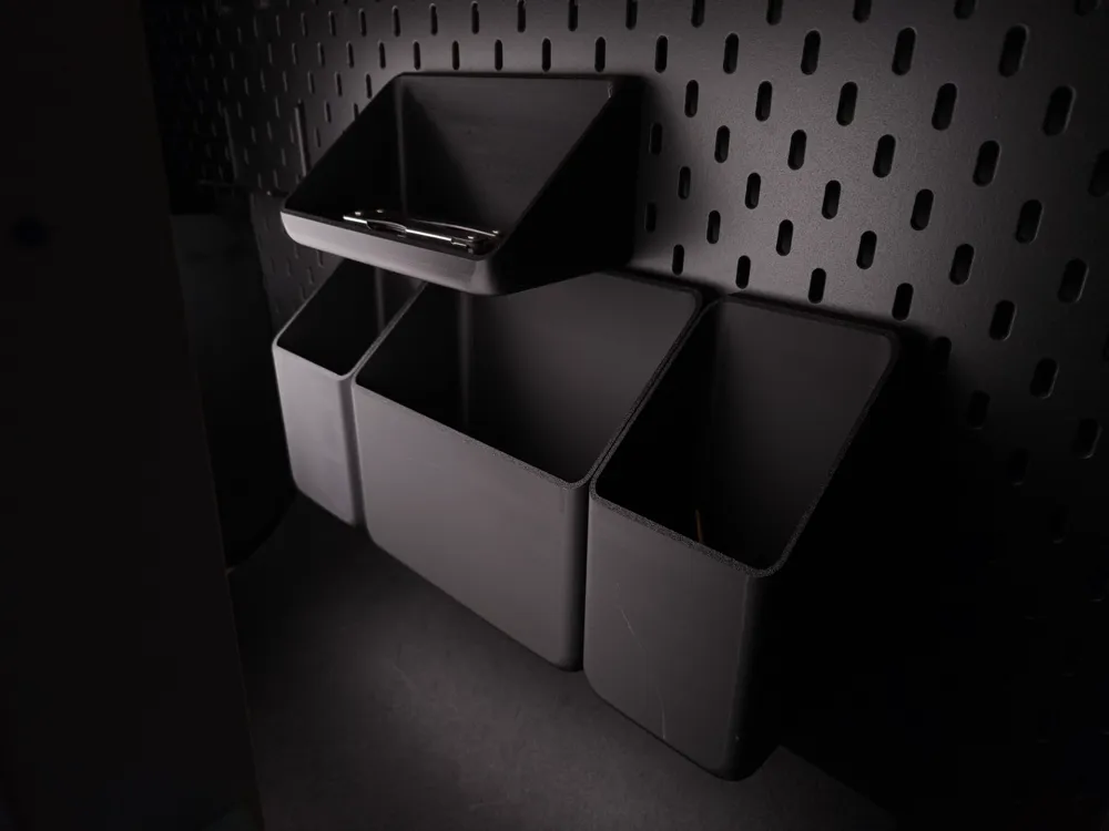 Large Modular SKADIS Bin shelf – no support - Free 3D Print Model ...
