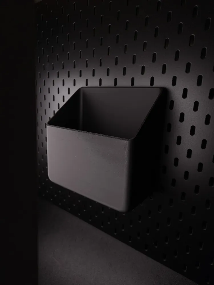 Large Modular SKADIS Bin shelf – no support - Free 3D Print Model ...