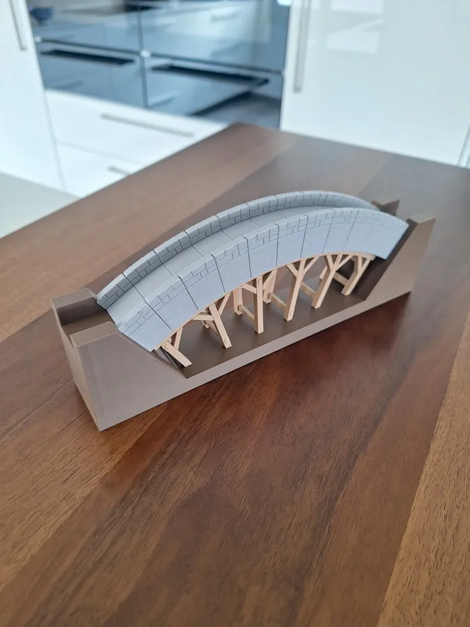 Stone Arch Bridge Construction Model by Sarlix MakerWorld: Download ...