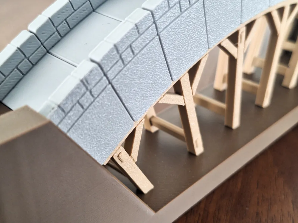 Stone Arch Bridge Construction Model by Sarlix MakerWorld: Download ...