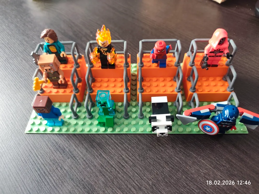 Legos Style Minifigure Display - Free 3D Print Model - MakerWorld