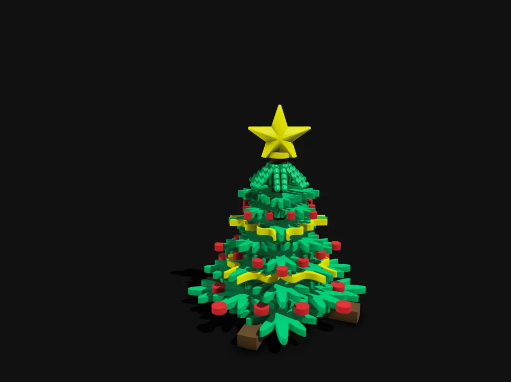Build your own Christmas Tree (no support needed) by DCprint - MakerWorld