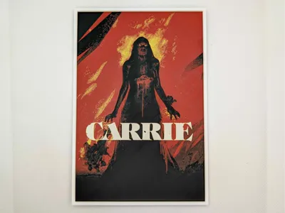 Carrie (1976) - Movie Poster - Free 3D Print Model - MakerWorld