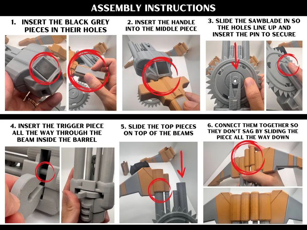Spinning Sawblade Launcher Ultrakill Prop - Free 3D Print Model ...