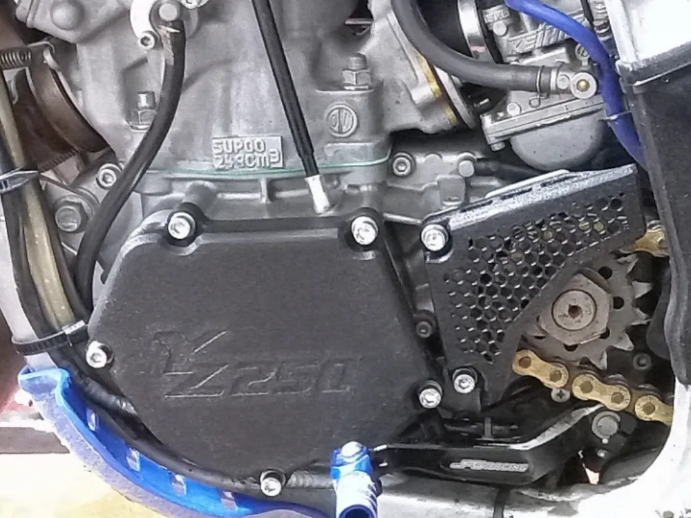 YZ 250 GENERATOR COVER "YZ 250" LOGO - Free 3D Print Model - MakerWorld