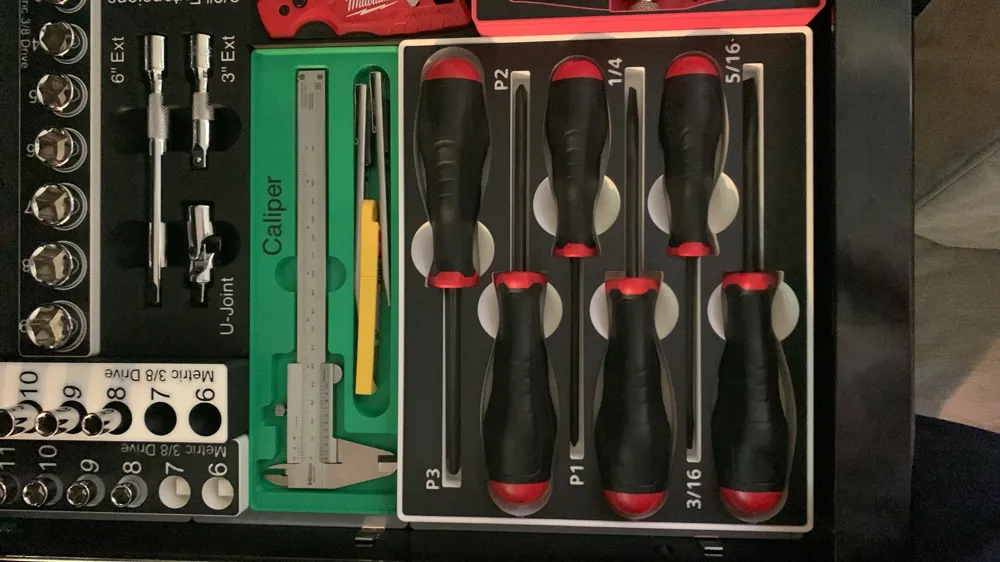 Gridfinity TEKTON Black Oxide Screwdriver Set - Free 3D Print Model ...