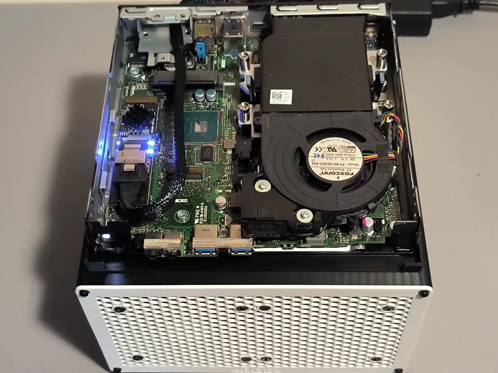 4 bay NAS using DELL 3060 mini PC - Free 3D Print Model - MakerWorld