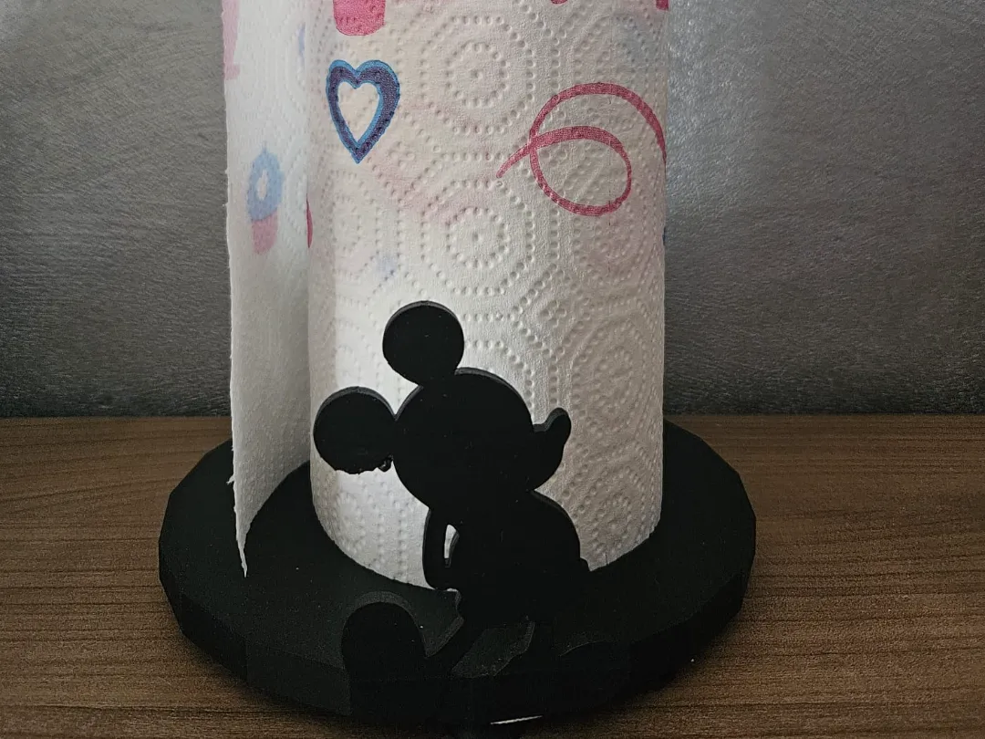 Mickey Mouse Kitchen Towel Holder - Free 3D Print Model - MakerWorld