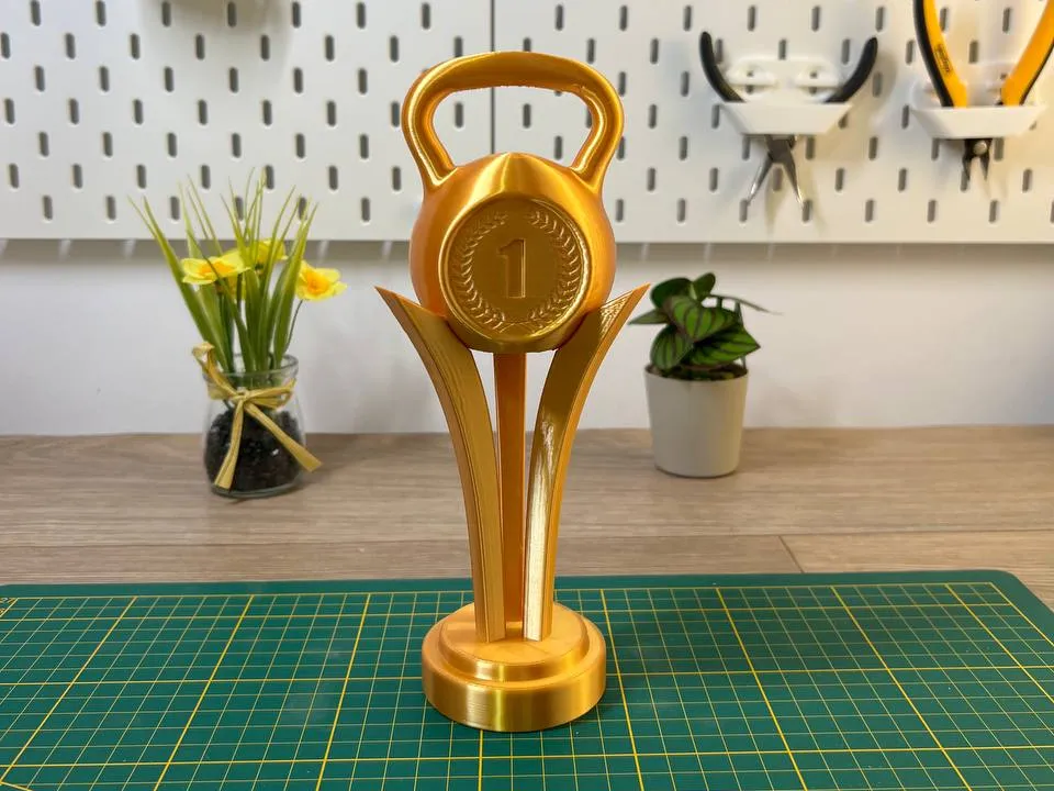 Kettlebell Gym Competition Trophy by southaxis3d MakerWorld: Download ...