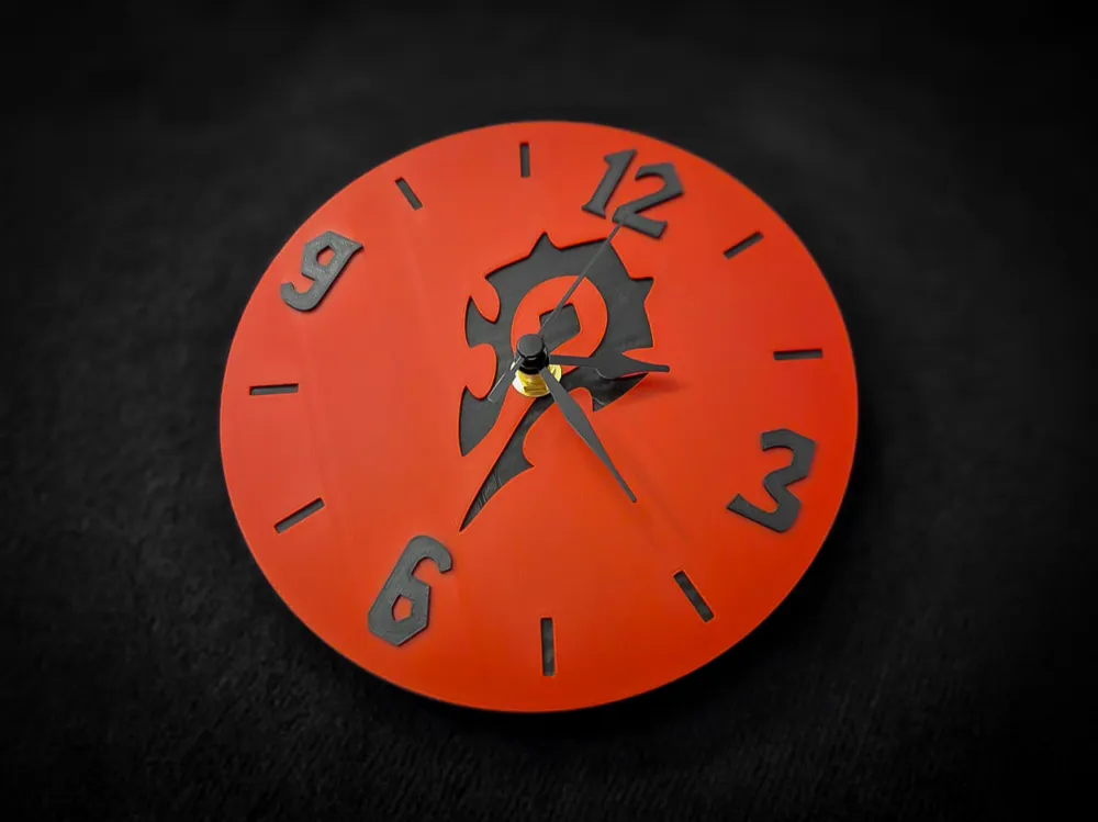 Horde World of Warcraft Clock by Gravos MakerWorld: Download Free 3D Models