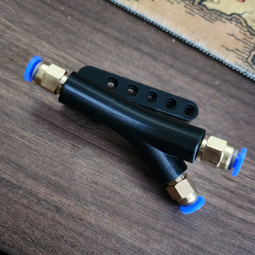 Bambu Lab "short" Y-Splitter for X1C 6mm Remixed by AnsgarOdinson ...