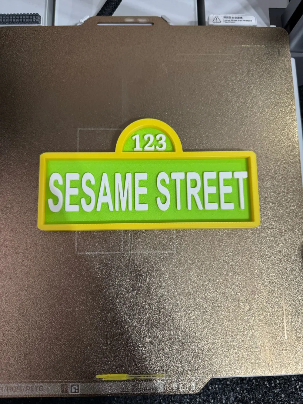Sesame Street customizable Sign - Free 3D Print Model - MakerWorld
