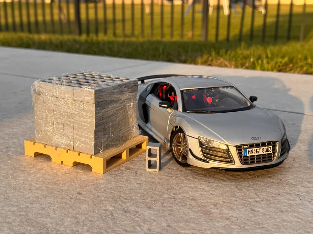 Cinder Block With Pallet by Mono98 MakerWorld: Download Free 3D Models