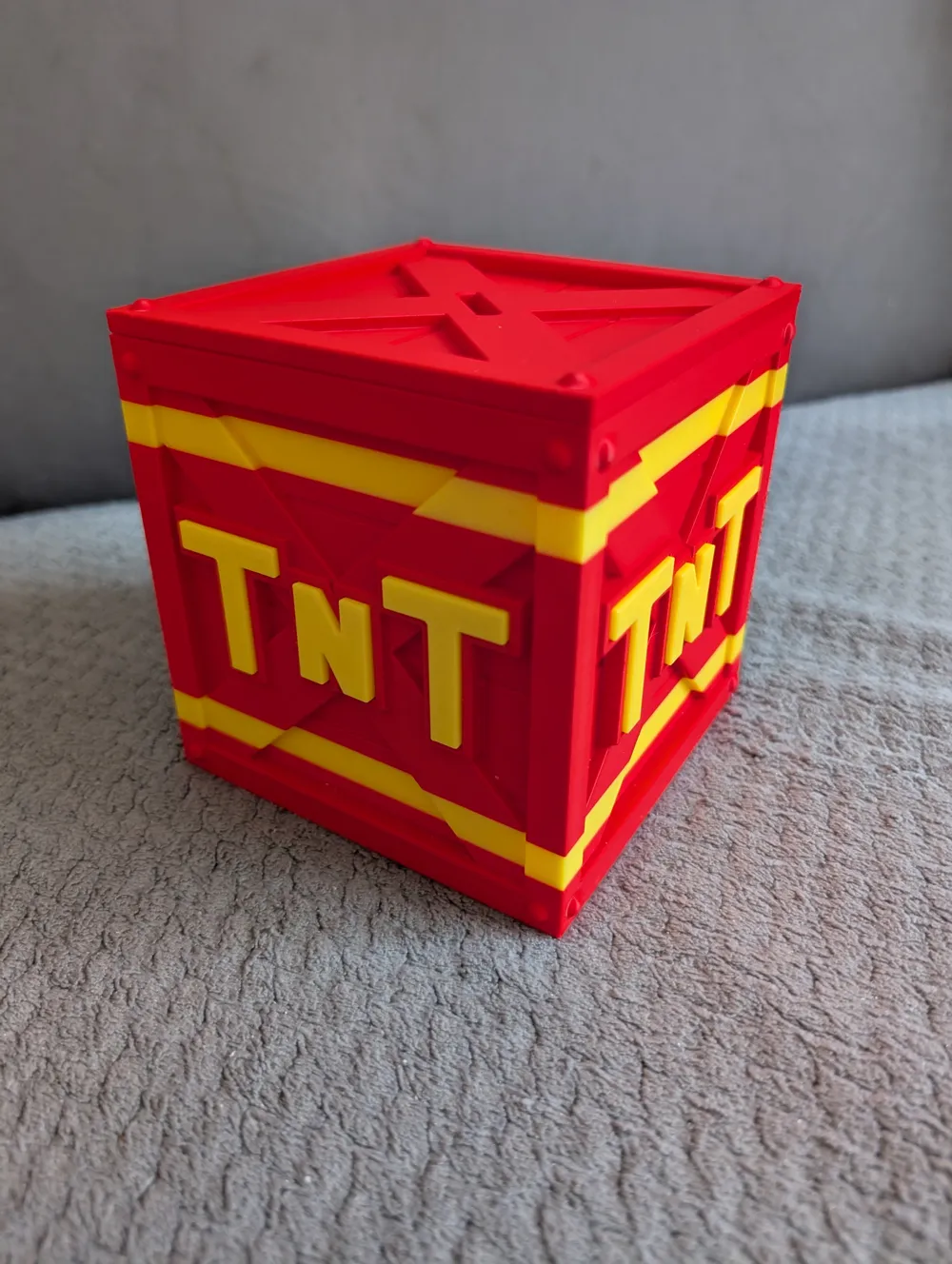 Crash Bandicoot TNT Crate - Free 3D Print Model - MakerWorld