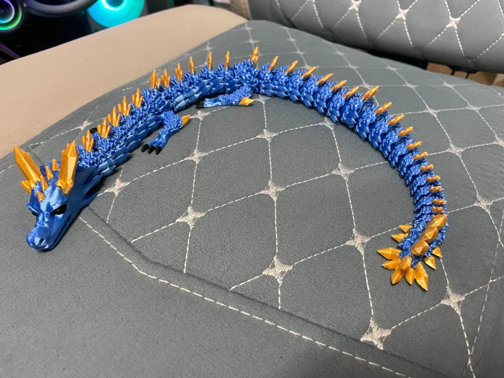 Consistent Size Crystal Dragon Remixed by Cooper's Creations MakerWorld ...