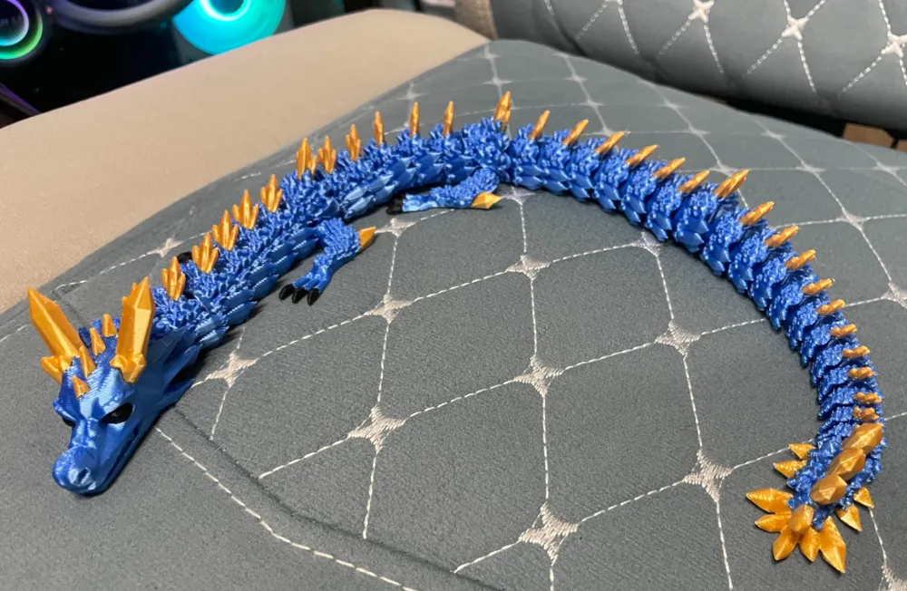 Consistent Size Crystal Dragon Remixed by Cooper's Creations MakerWorld ...