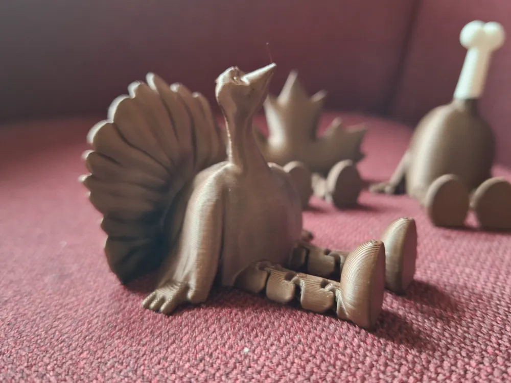 Articulated Thanksgiving Turkey by Fil&Form3D MakerWorld: Download Free ...