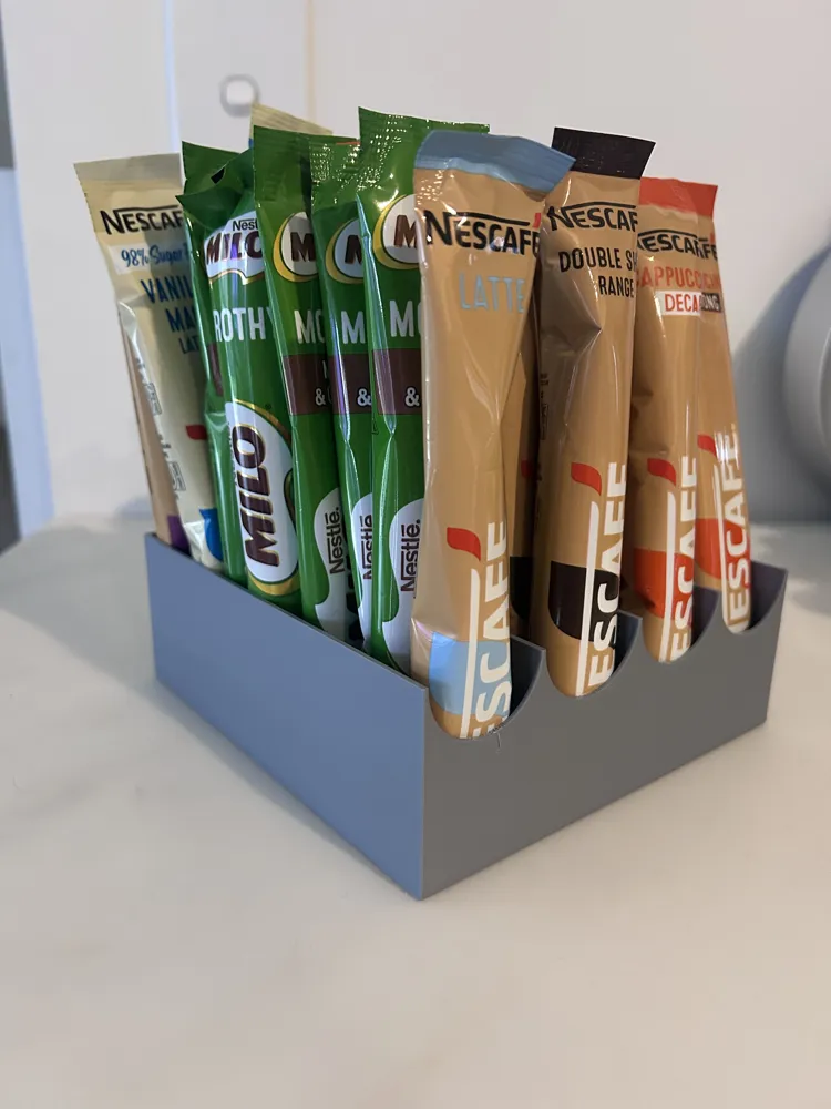 Coffee Sachet Organiser – Pantry Storage - Free 3D Print Model - MakerWorld