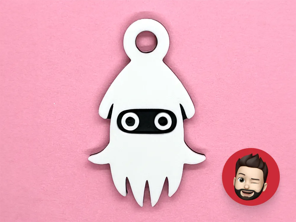 Mario Blooper keychain by nicodeimos - MakerWorld