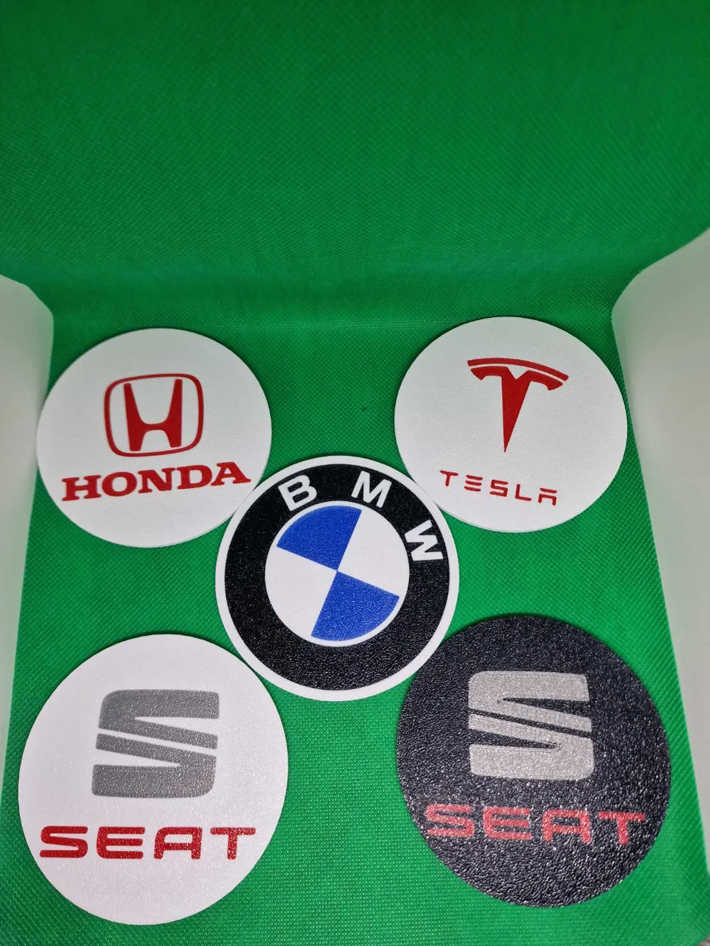 car logo coasters by scooterb415 MakerWorld: Download Free 3D Models
