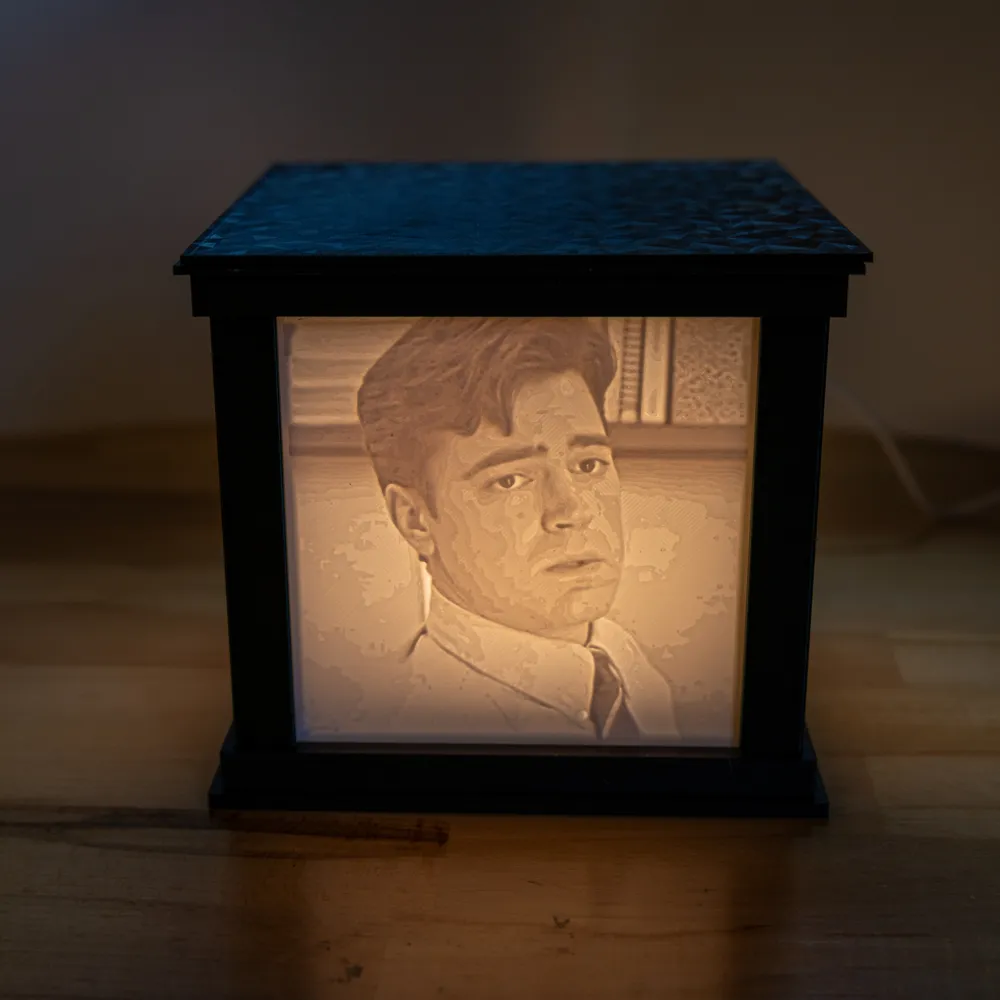 Square Lithophane Kapplake Light Box by dry3210 MakerWorld: Download ...